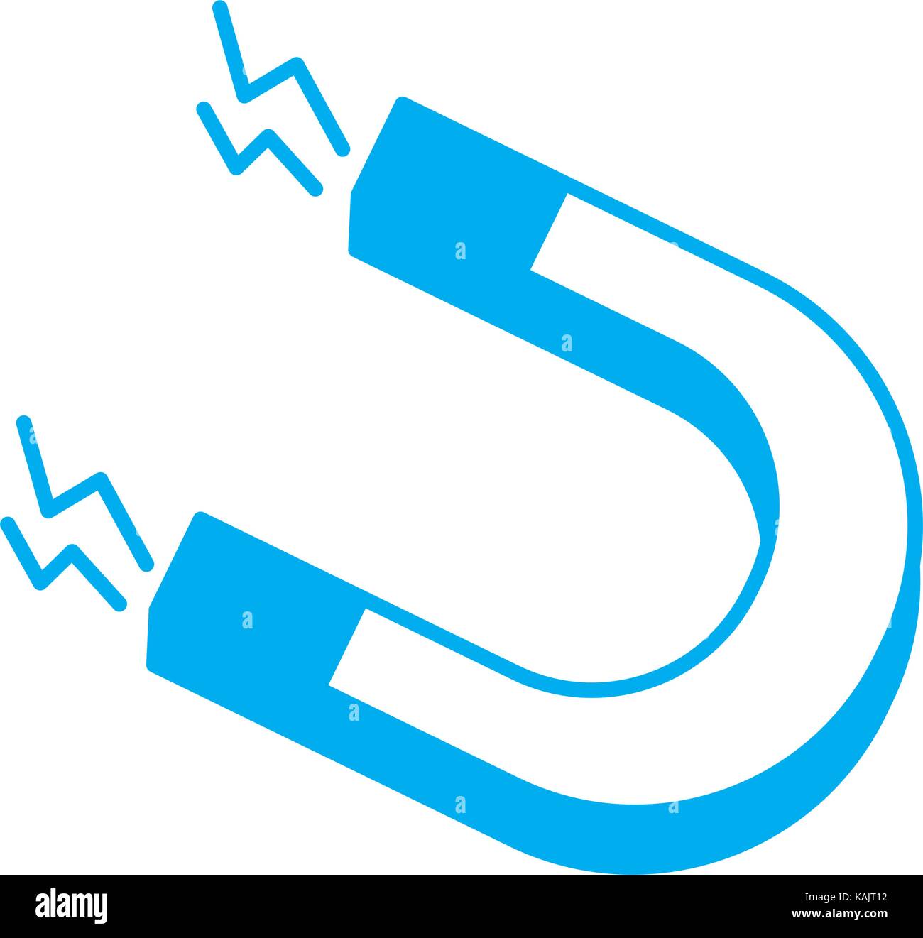 Magnetic U symbol Stock Vector Image & Art - Alamy