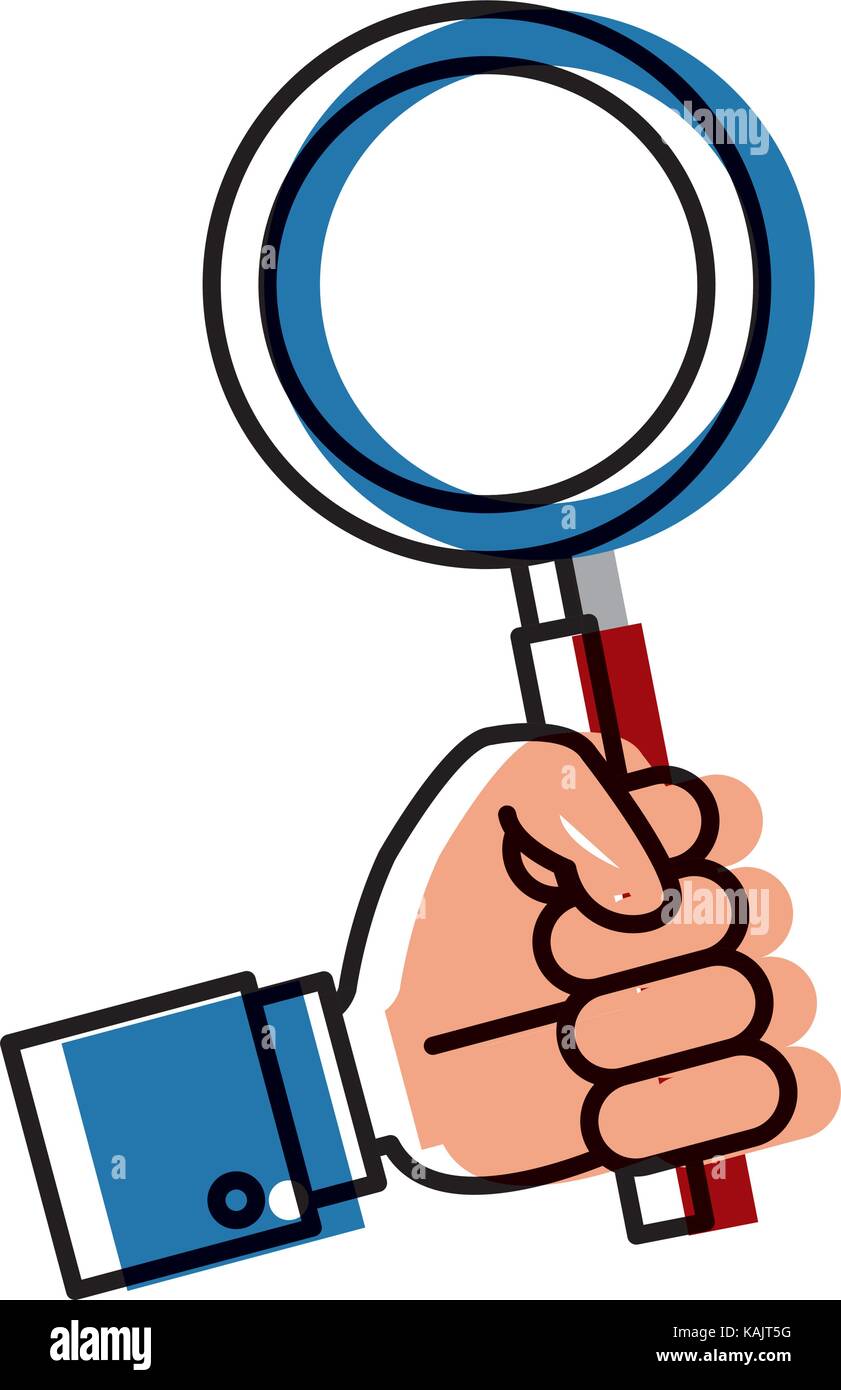 Magnifying glass symbol Stock Vector Image & Art - Alamy
