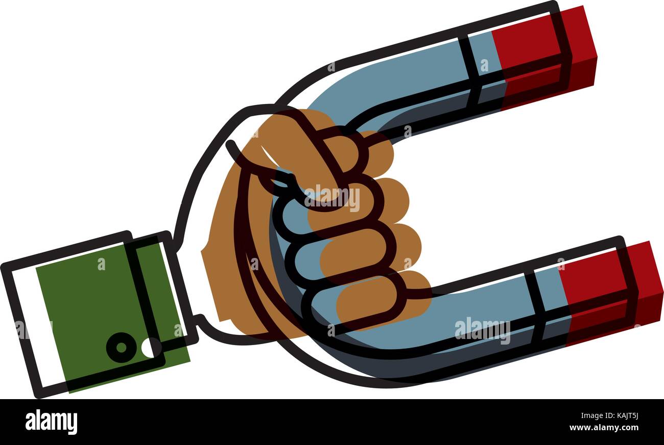 Magnetic U symbol Stock Vector Image & Art - Alamy