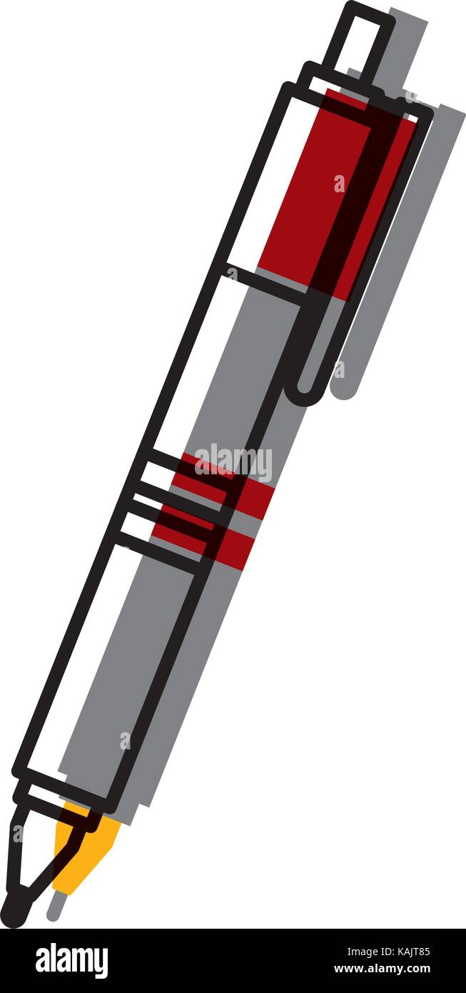 Office pen isolated Stock Vector Image & Art - Alamy