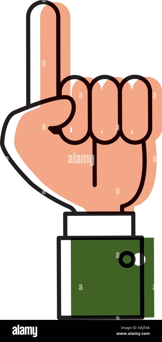 Hand symbol isolated Stock Vector Image & Art - Alamy