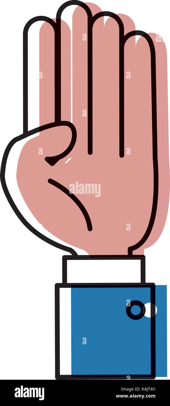 Hand symbol isolated Stock Vector Image & Art - Alamy