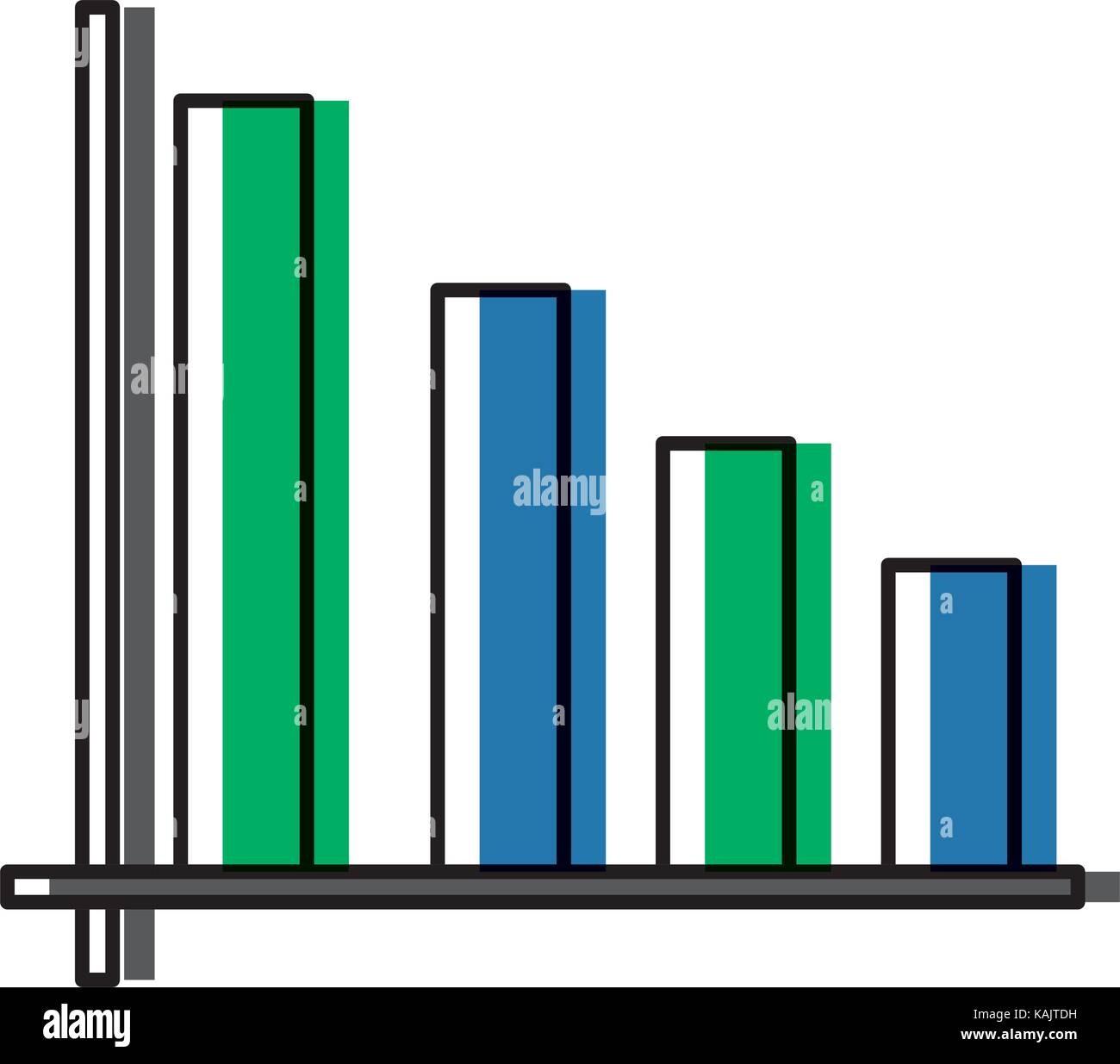 Bars stats graph Stock Vector Image & Art - Alamy