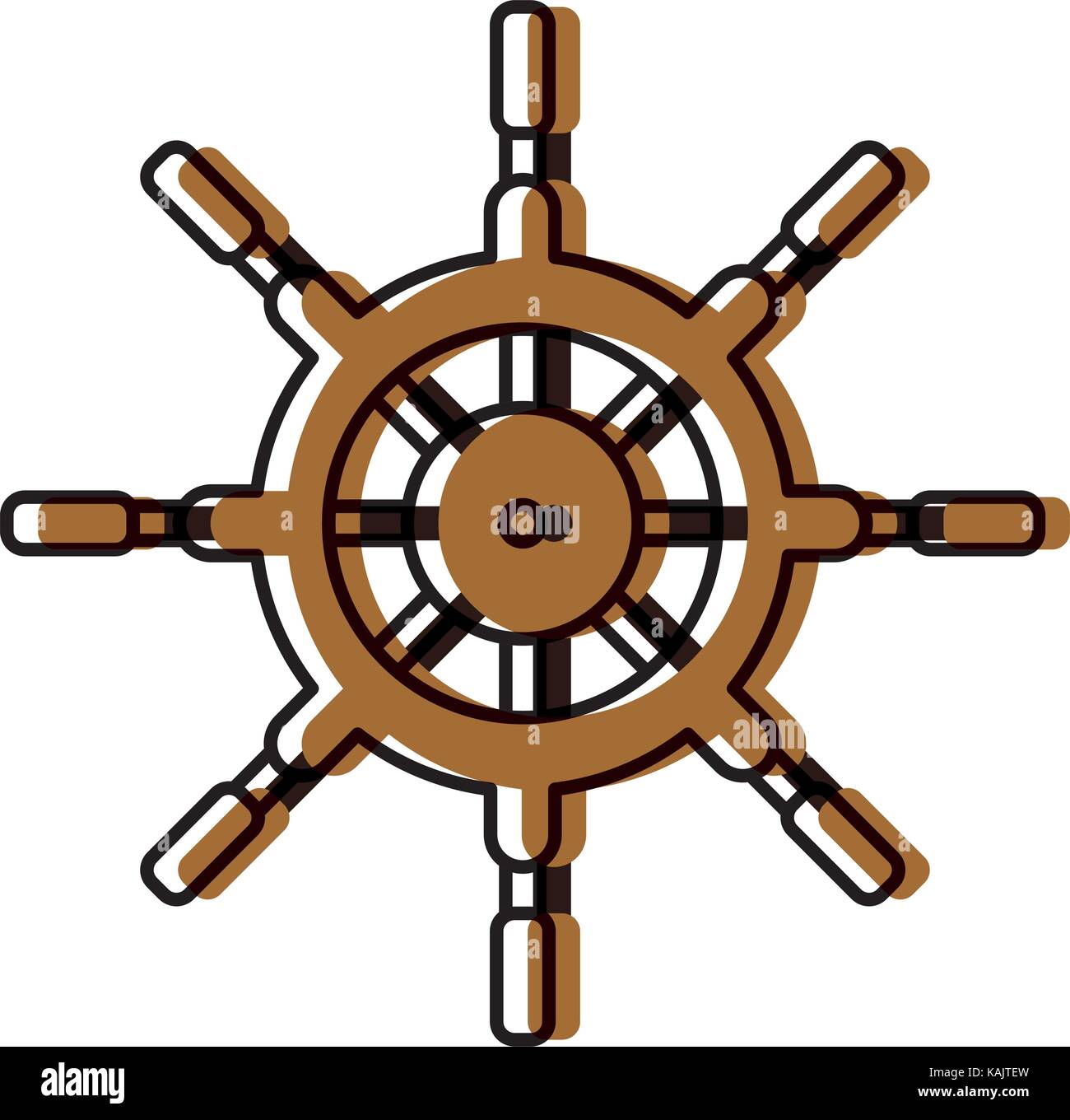 Boat ship wheel Stock Vector Image & Art - Alamy
