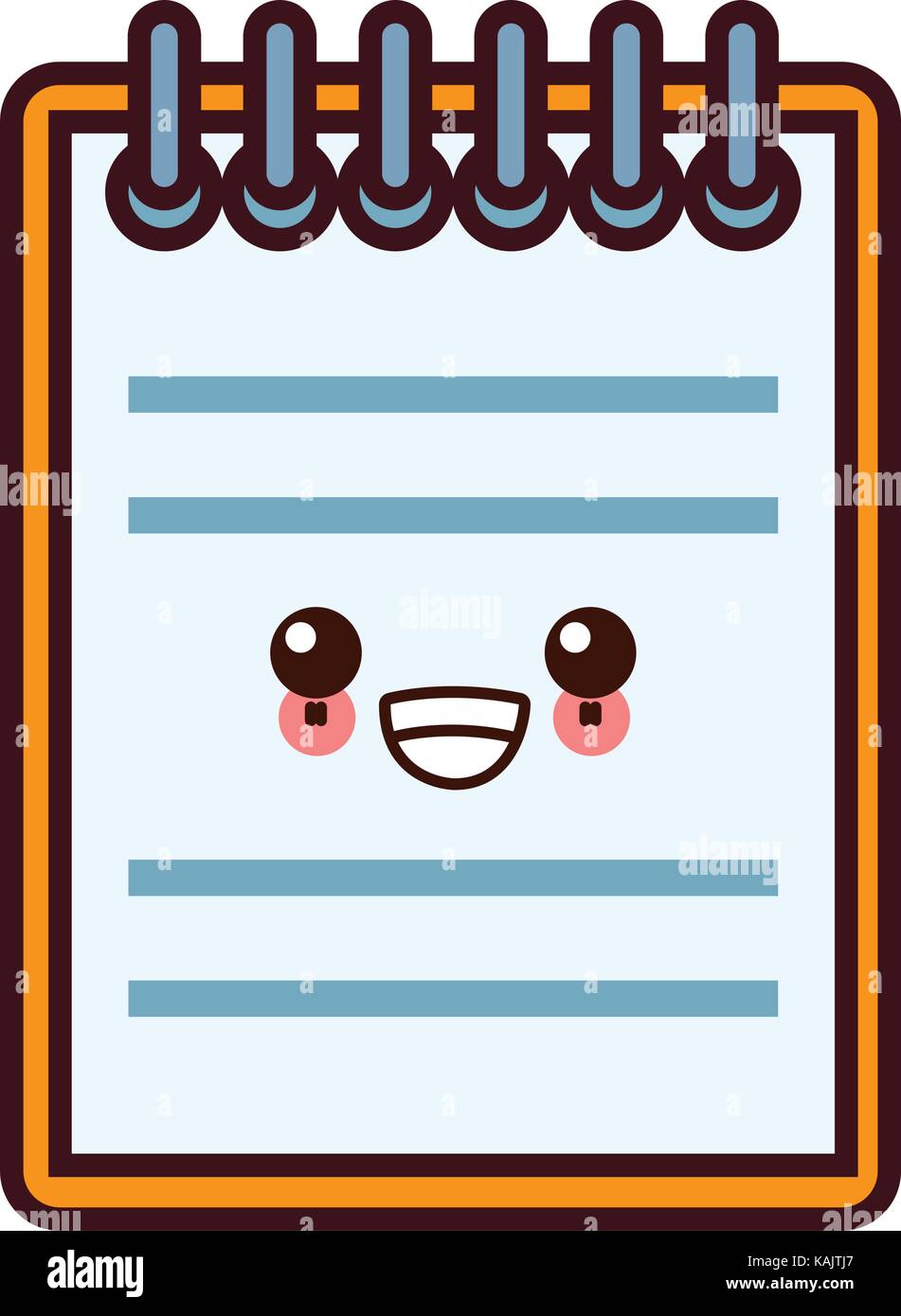 Kawaii document cartoon hi-res stock photography and images - Alamy