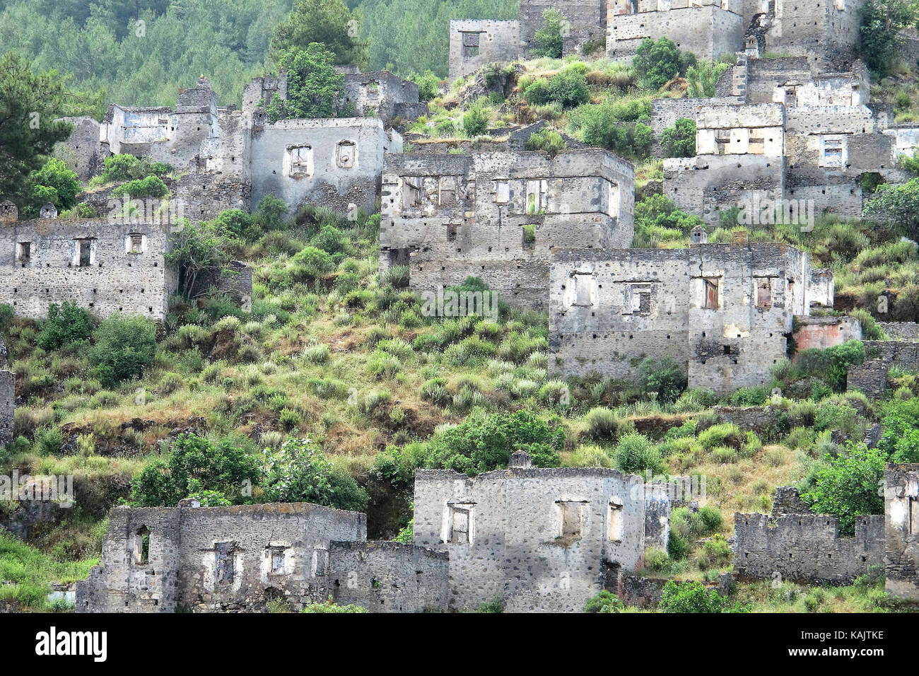 Ghost village of Kayakoy, Mugla, Turkey Stock Photo - Alamy