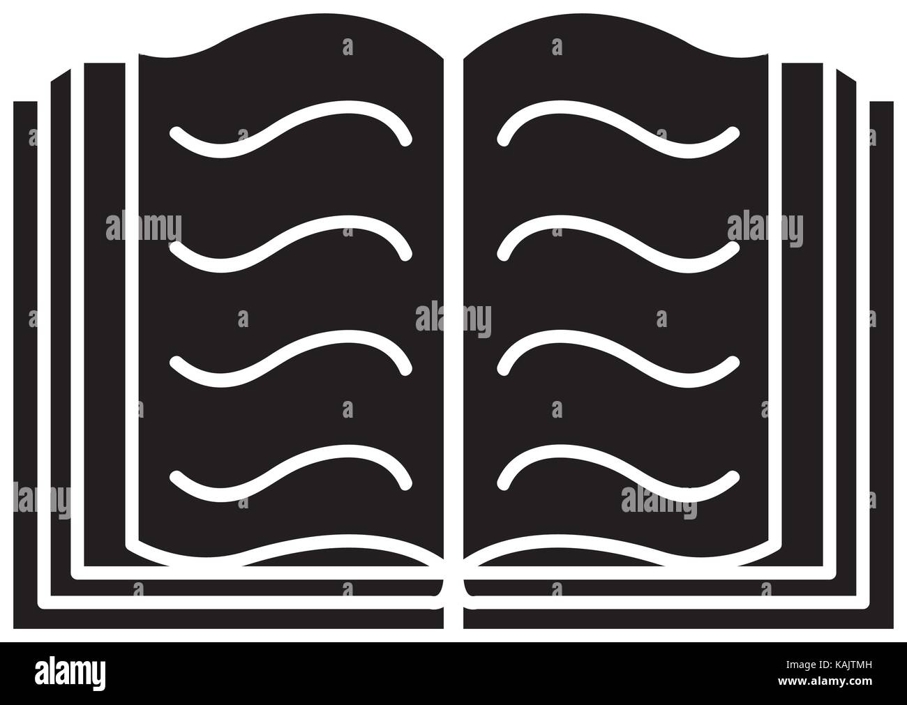 Book open symbol Stock Vector Image & Art - Alamy