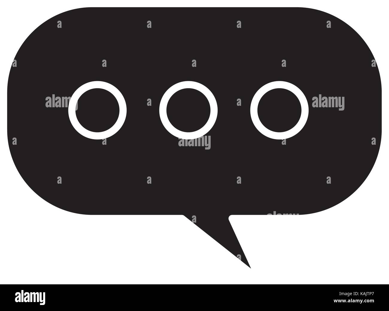 Chat bubble symbol Stock Vector Image & Art - Alamy
