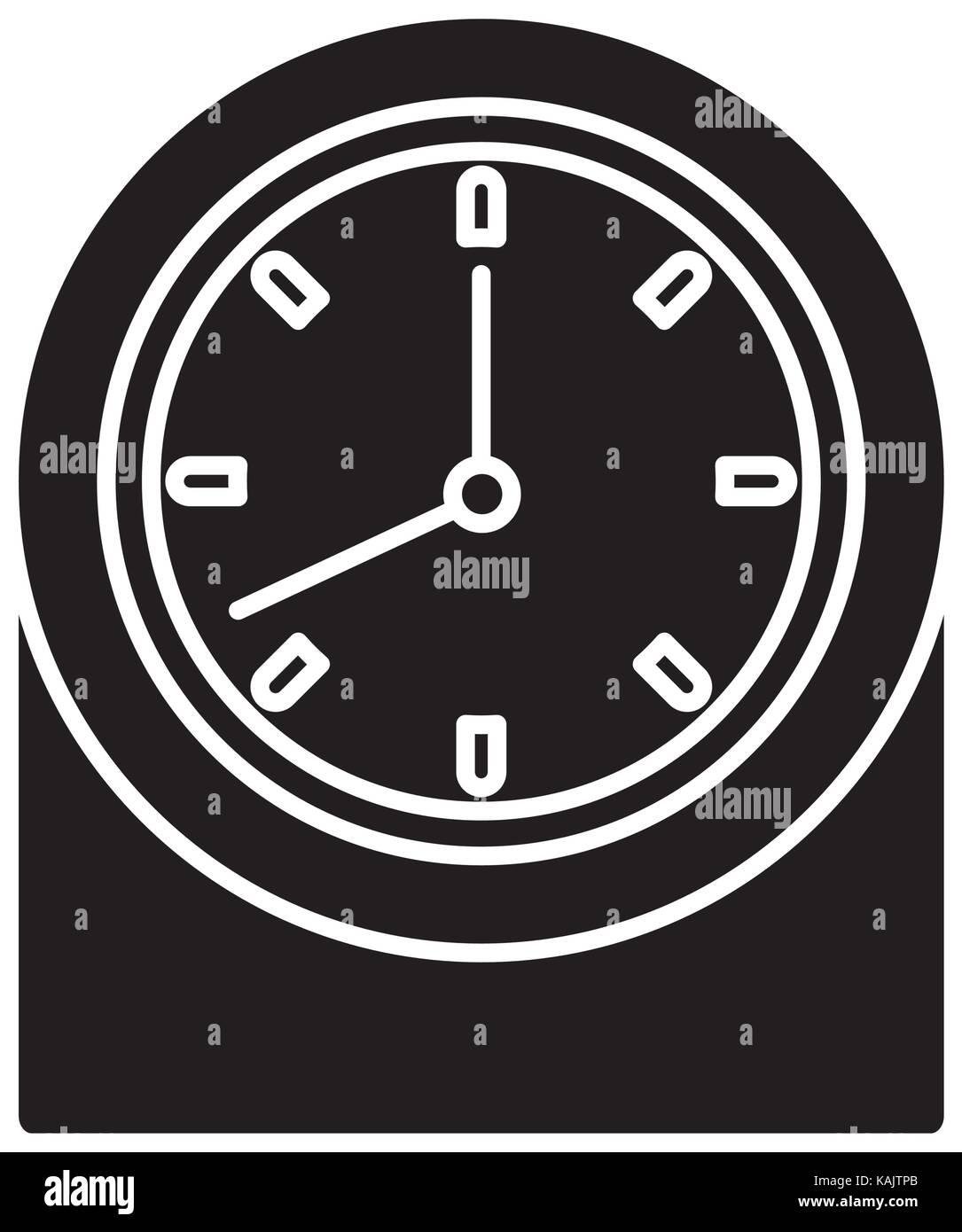 Wall clock symbol Stock Vector Image & Art - Alamy