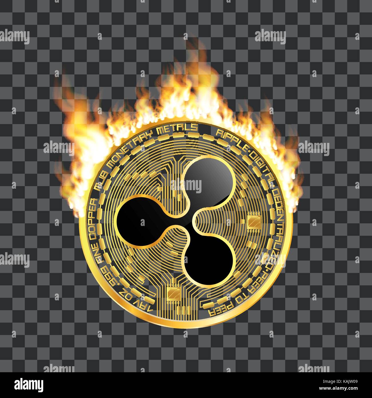 Fire ripple Stock Vector Images - Alamy