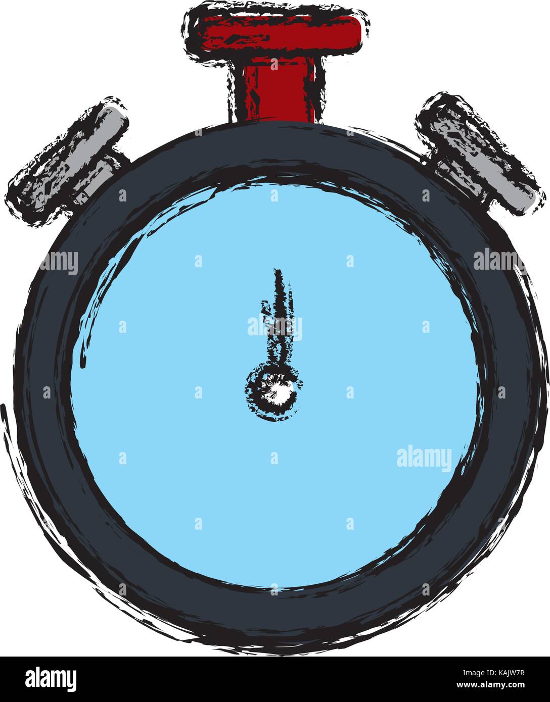 Clock timer isolated Stock Vector Image & Art - Alamy