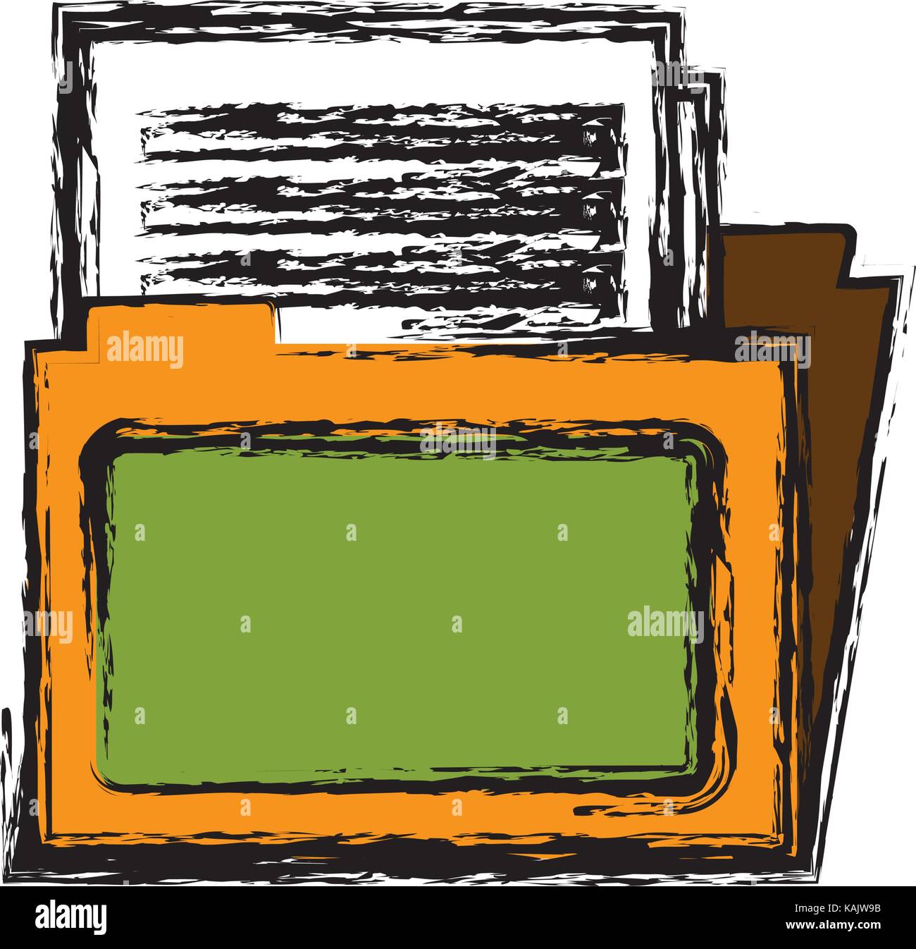 Folder document symbol Stock Vector Image & Art - Alamy