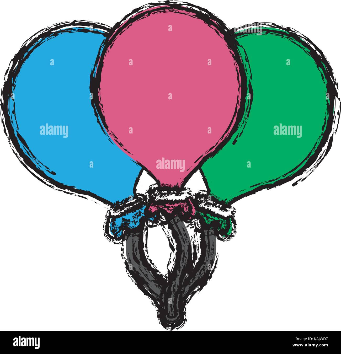 Balloons celebration symbol Stock Vector Image & Art - Alamy