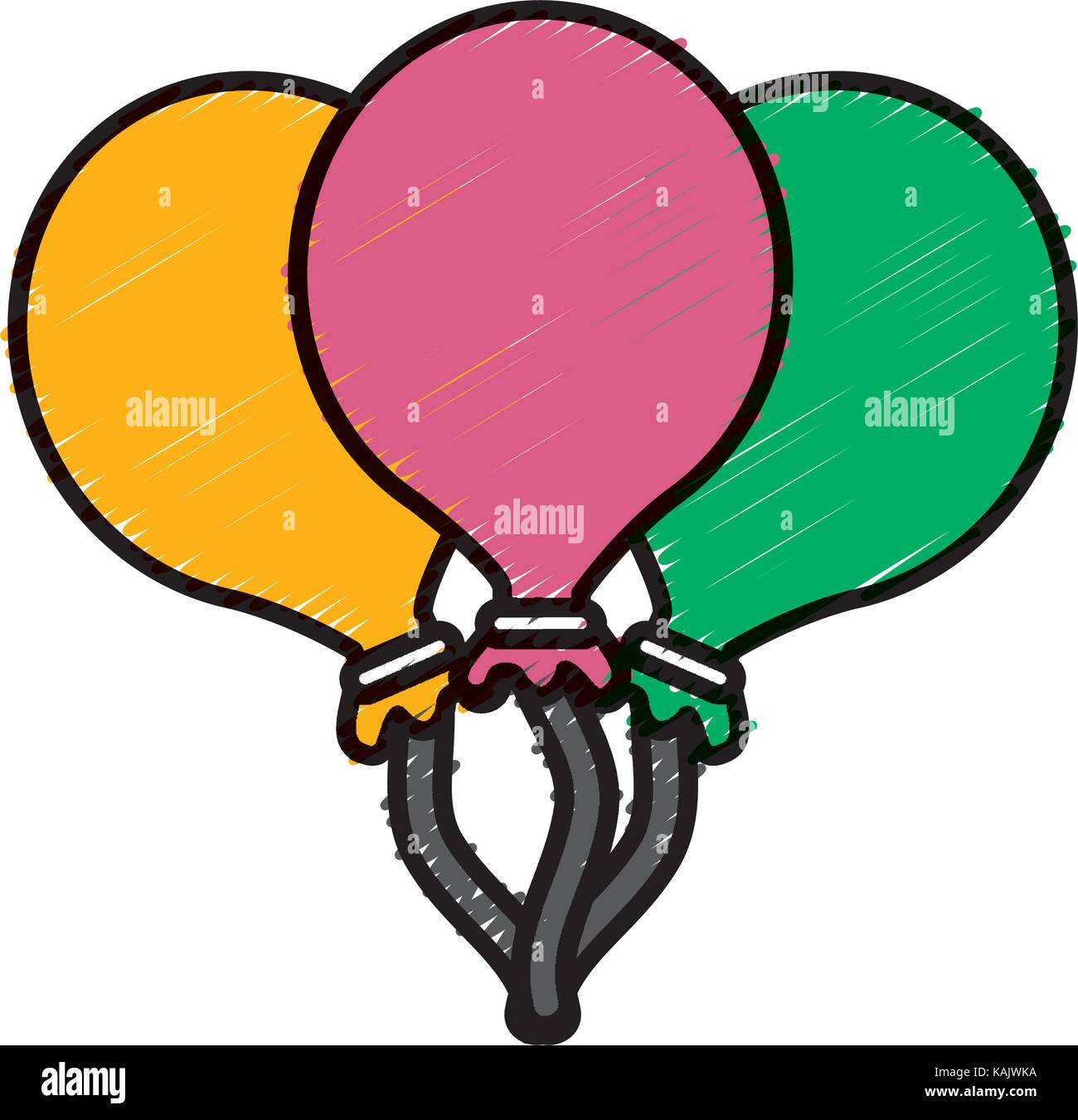 Balloons celebration symbol Stock Vector Image & Art - Alamy