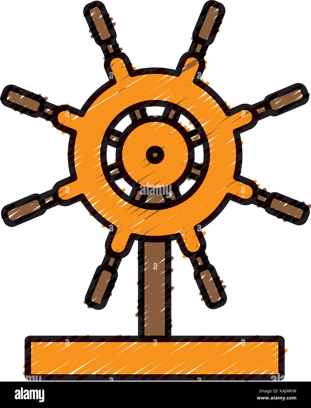 Boat ship wheel Stock Vector Image & Art - Alamy