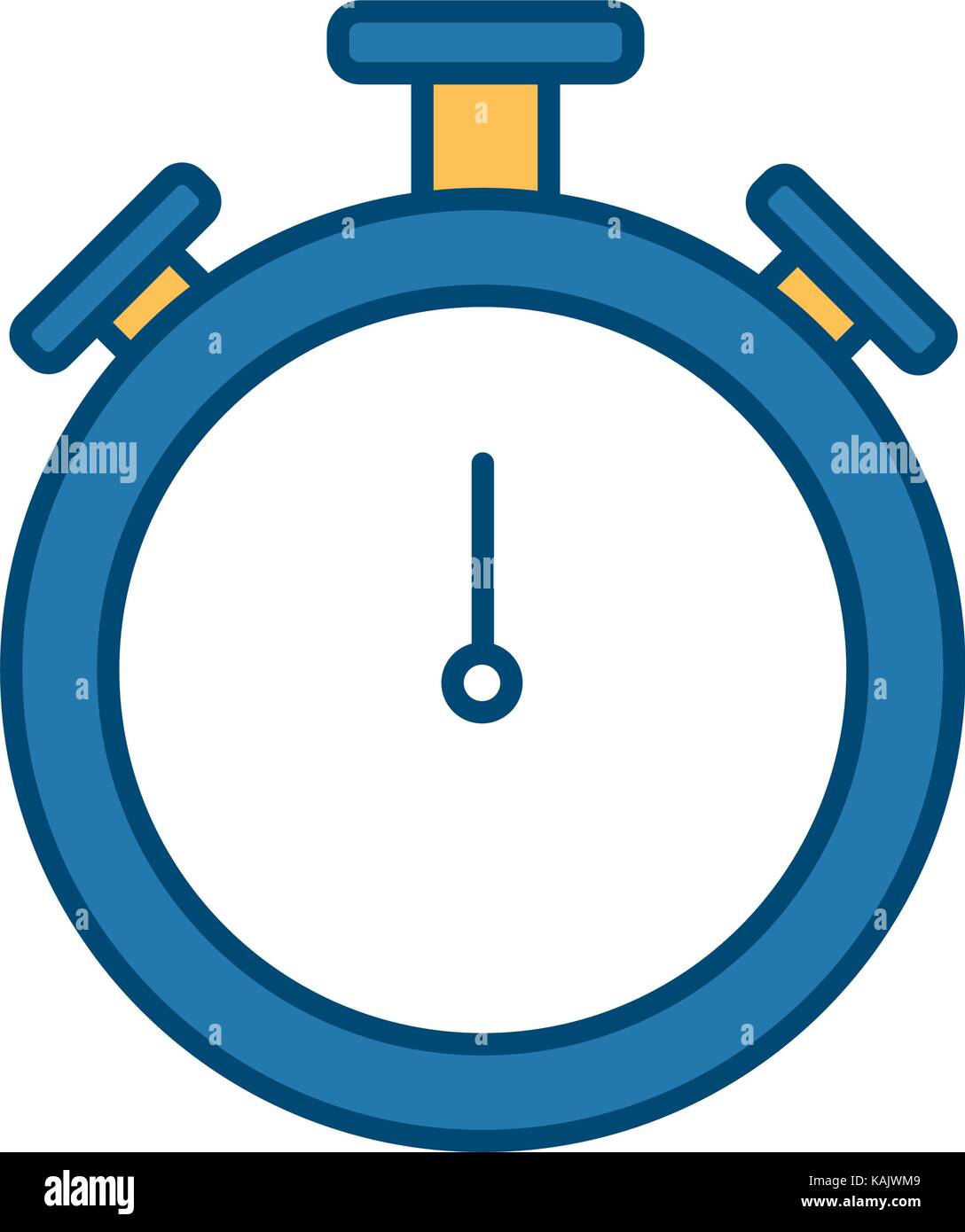 Clock timer isolated Stock Vector Image & Art - Alamy