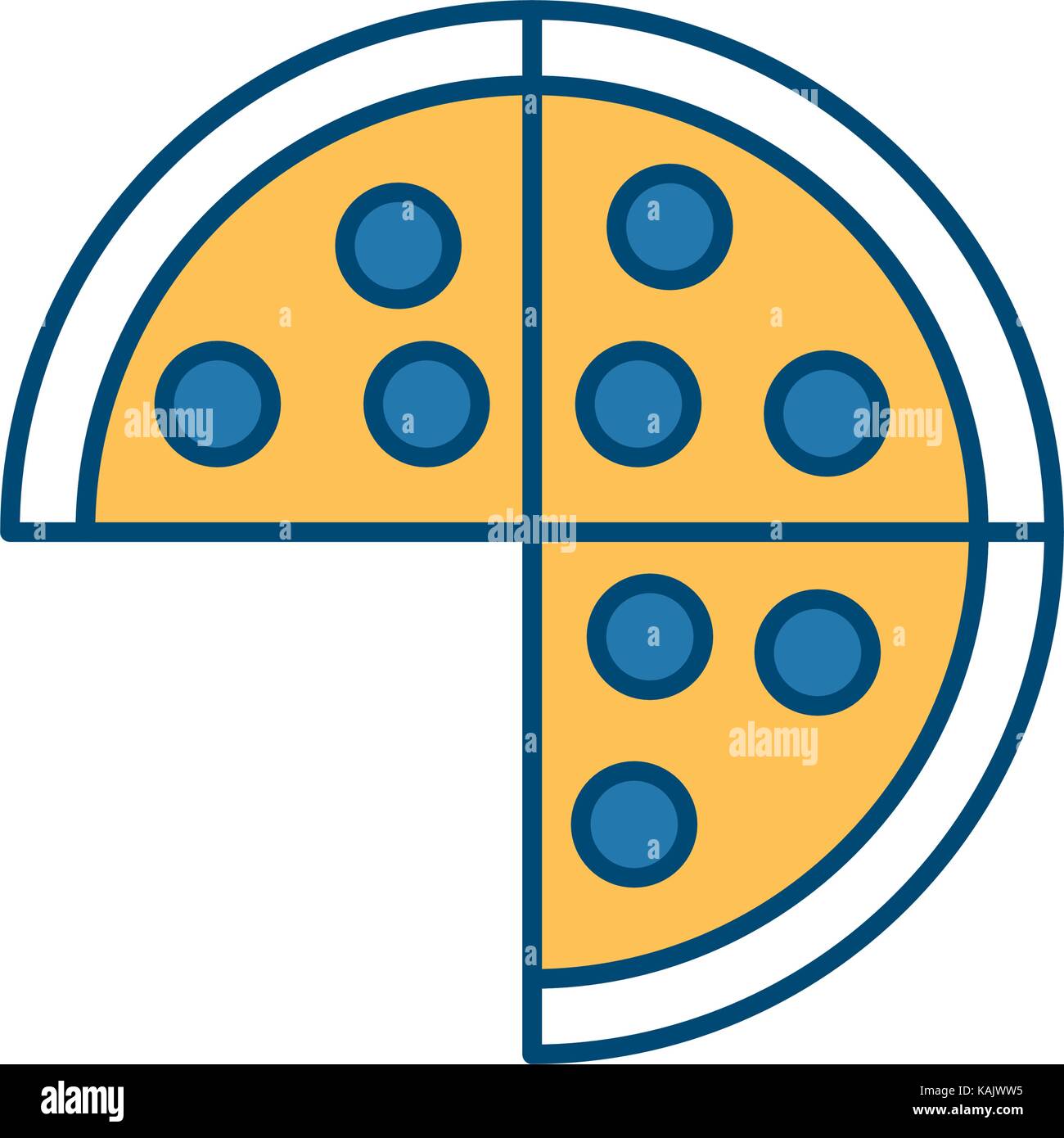 Big pizza food Stock Vector Image & Art - Alamy