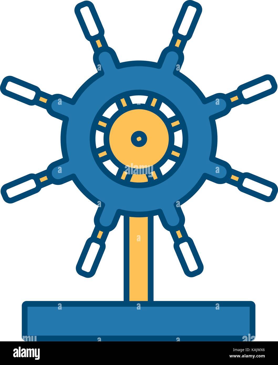 Boat ship wheel Stock Vector Image & Art - Alamy