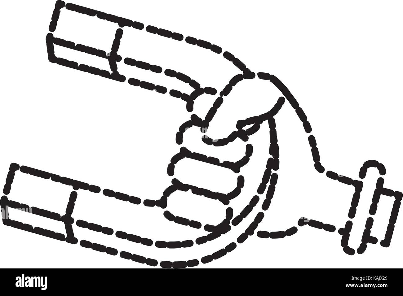 Magnetic U symbol Stock Vector Image & Art - Alamy