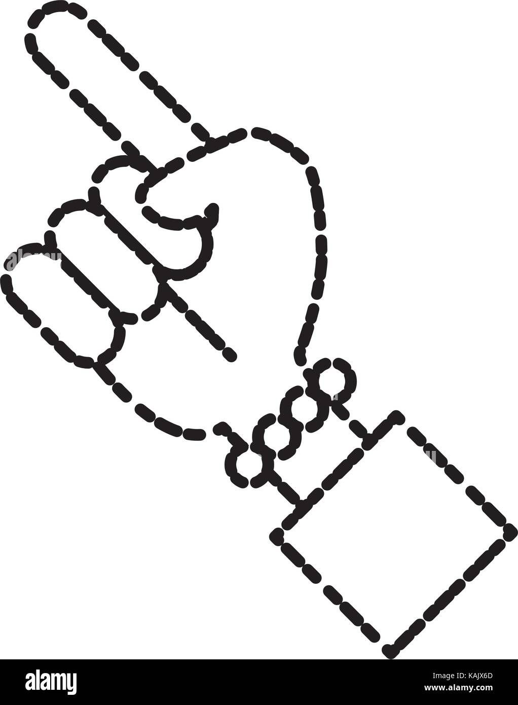 Hand symbol isolated Stock Vector Image & Art - Alamy