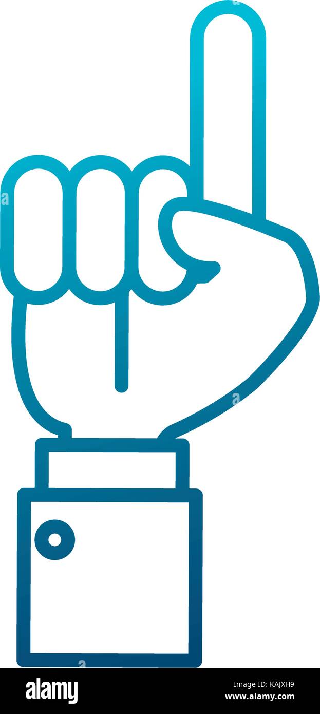 Hand symbol isolated Stock Vector Image & Art - Alamy