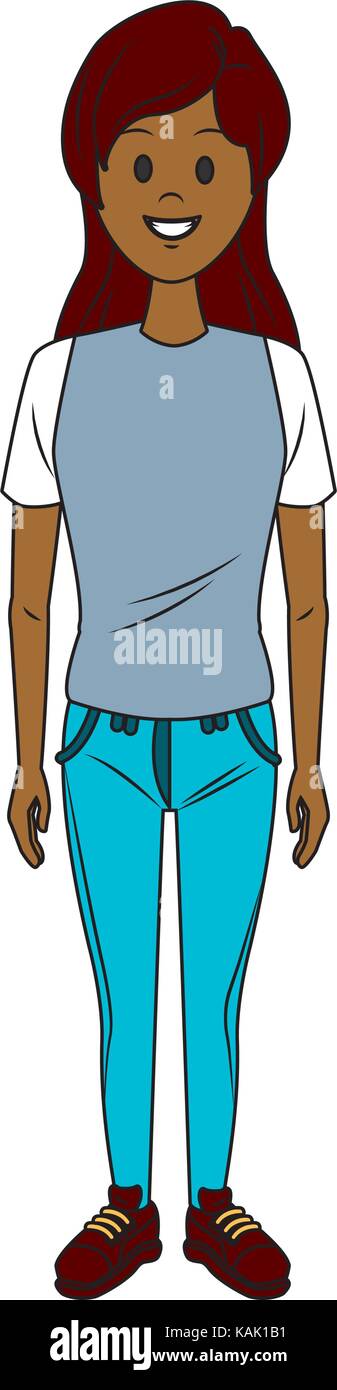 Young woman cartoon Stock Vector Image & Art - Alamy