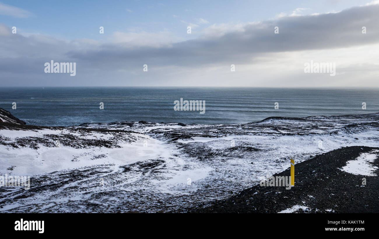 View over Ocean from the Southern Peninsula (close to Grindavik ...