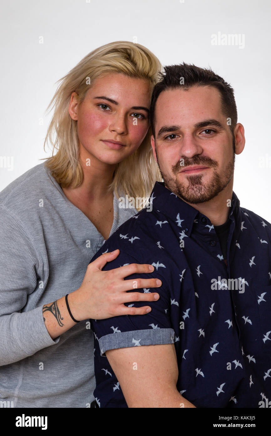 Attractive Young American Couple in their 20's Stock Photo - Alamy