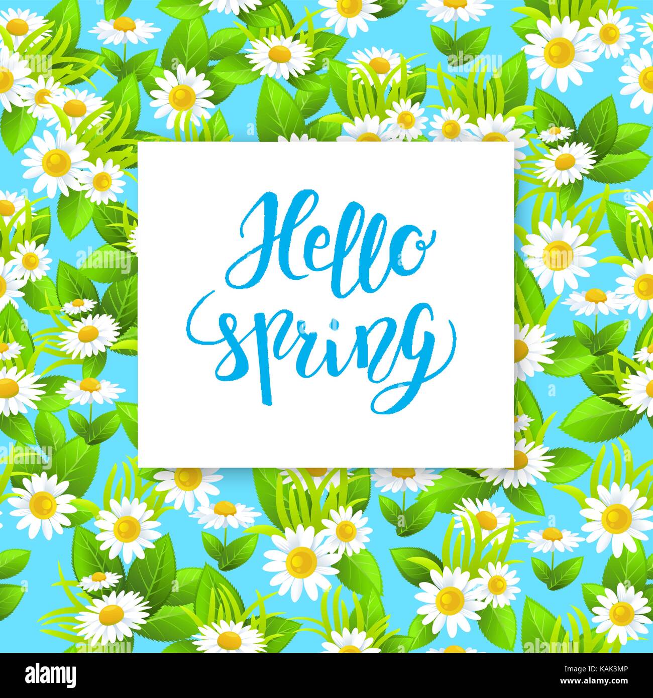 Floral spring card Stock Vector Image & Art - Alamy