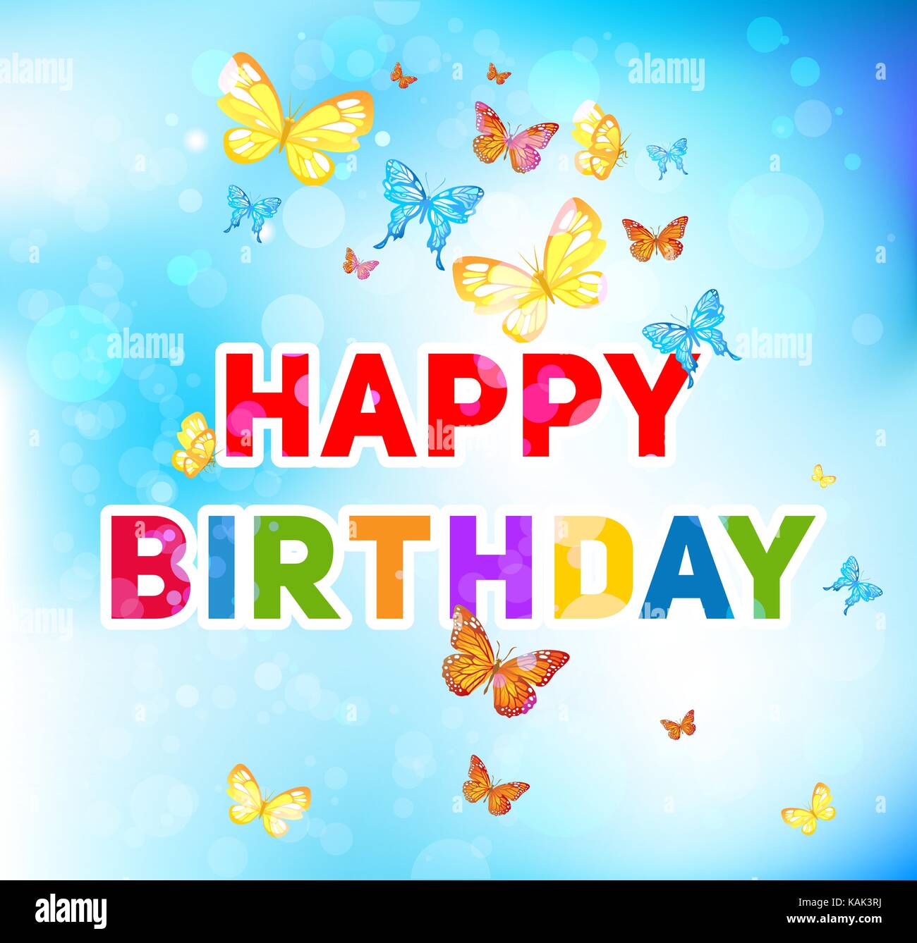 Happy birthday background Stock Vector Image & Art - Alamy