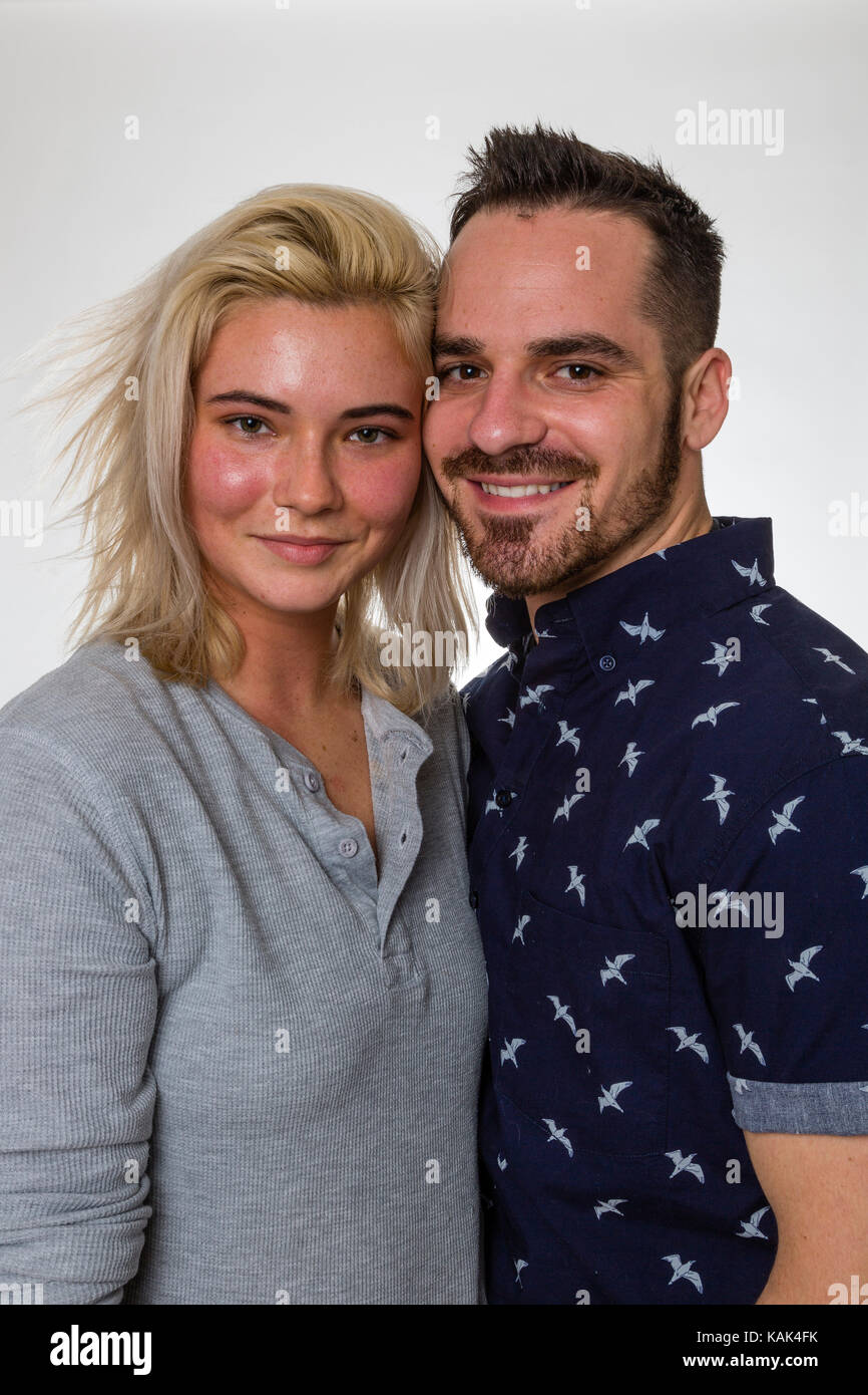 Attractive Young American Couple in their 20's Stock Photo - Alamy