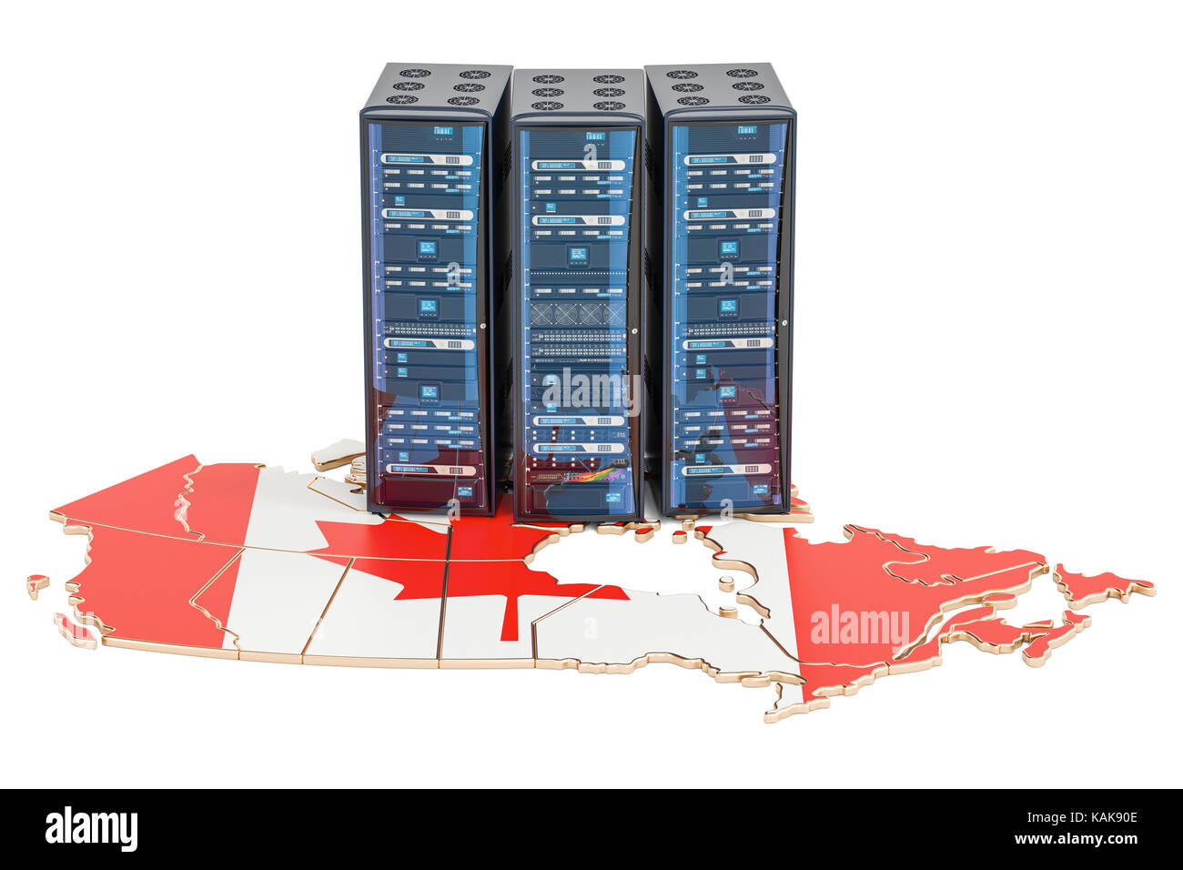 Datacenter racks Cut Out Stock Images & Pictures - Alamy