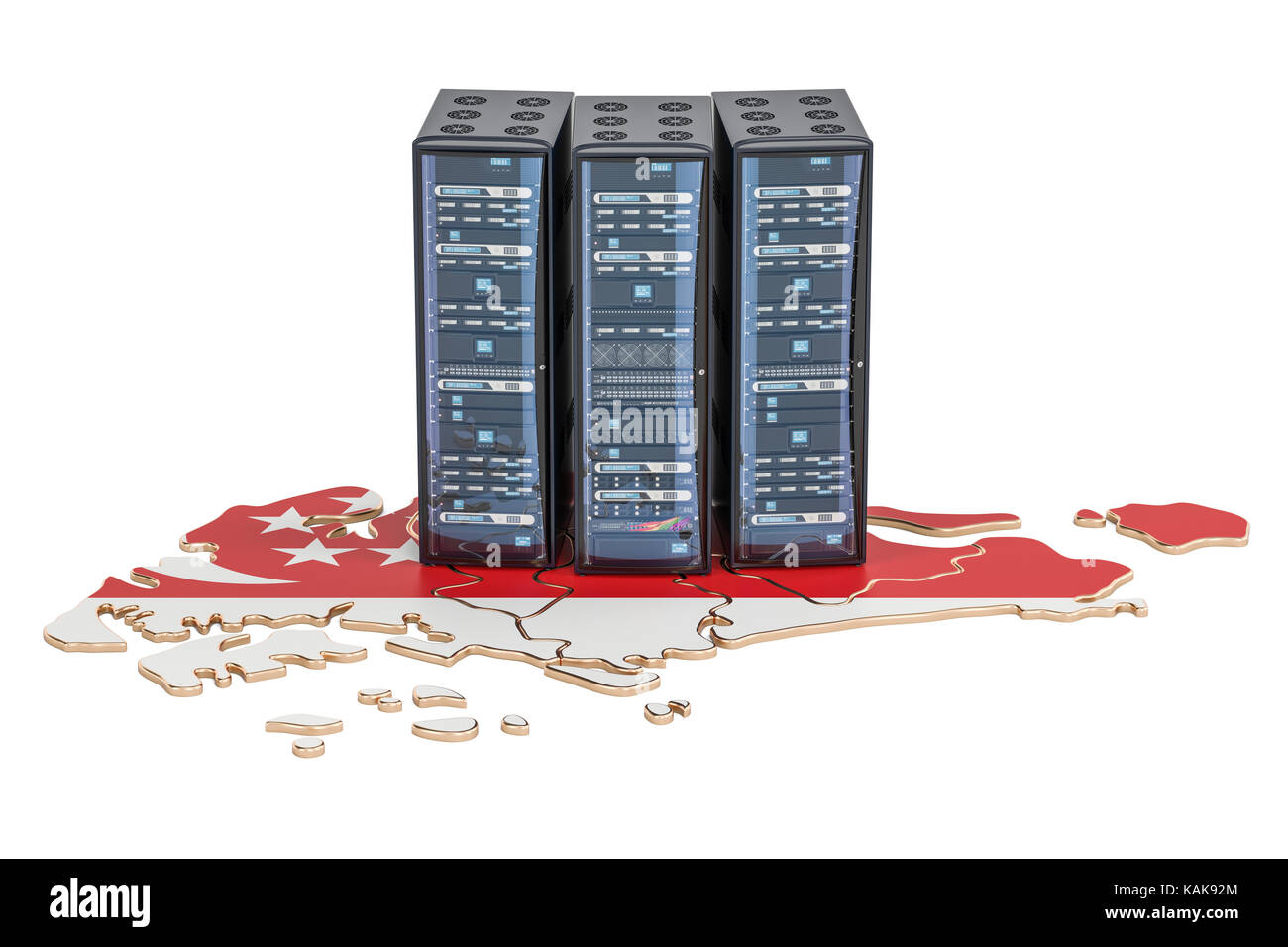 Infrastructure racks Cut Out Stock Images & Pictures - Alamy