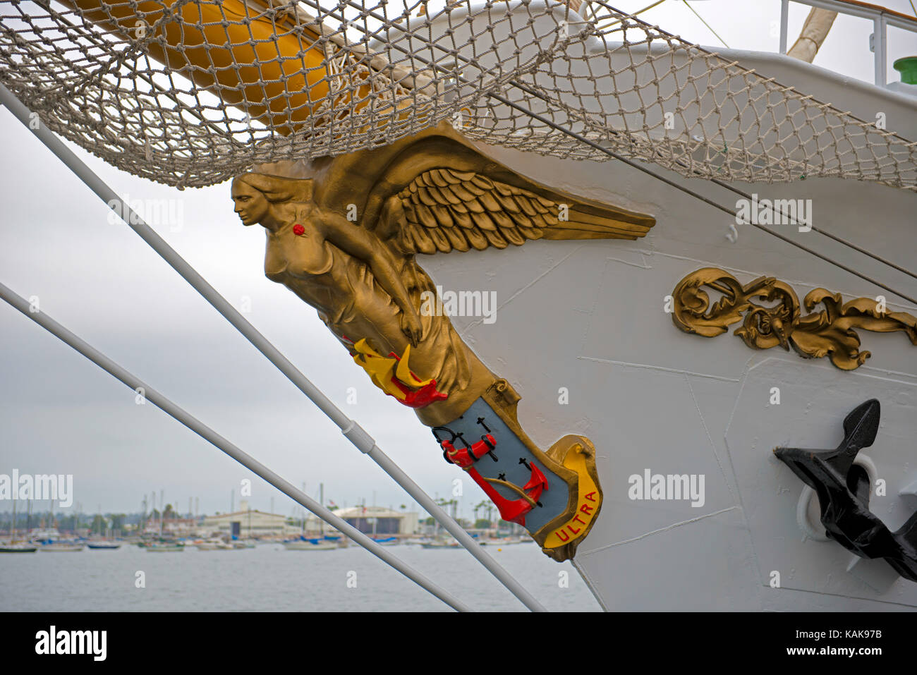 A.R.C. Gloria, training ship and the official flagship of the Colombian ...