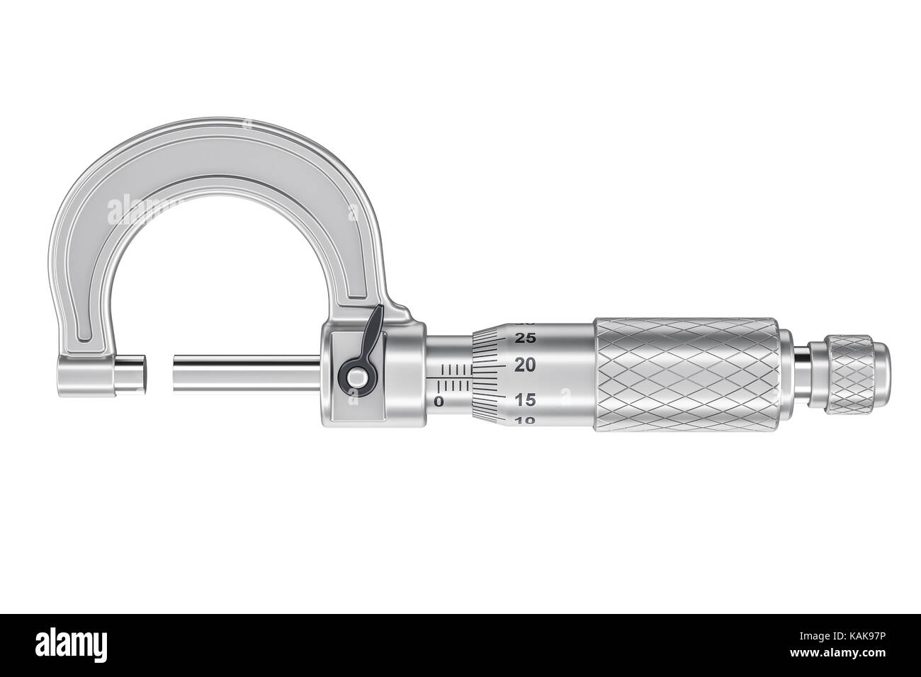 Micrometer, 3D rendering isolated on white background Stock Photo - Alamy