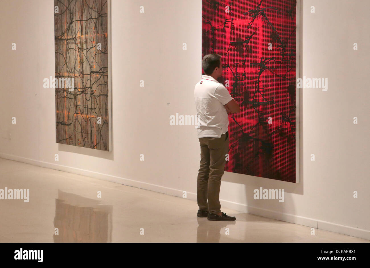 Exhibit exhibition collection paintings hi-res stock photography and ...
