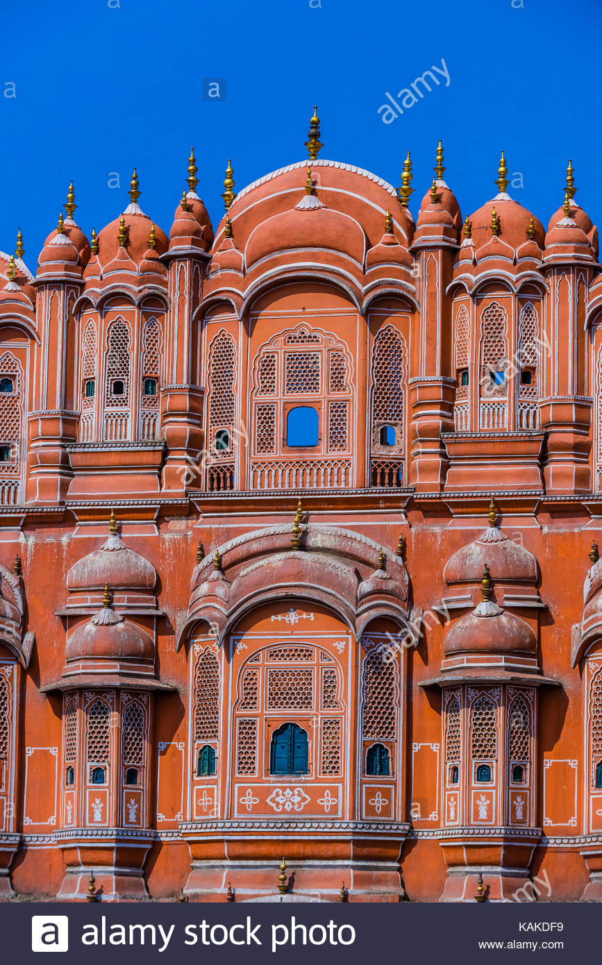 Hawa Mahal Palace Winds Jaipur Stock Photos & Hawa Mahal Palace Winds ...