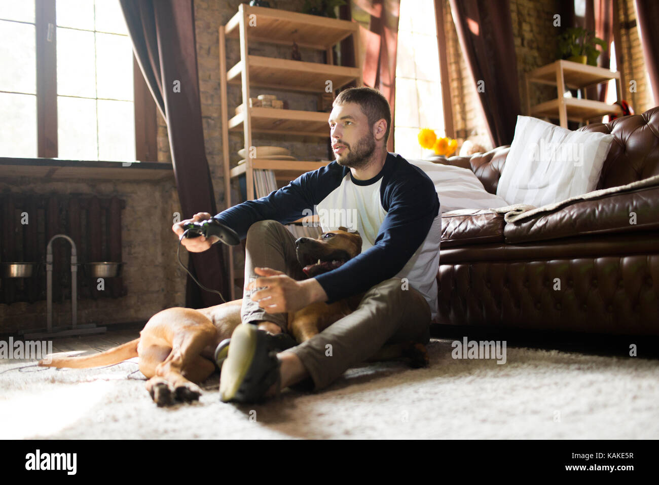Video gaming cozy hi-res stock photography and images - Alamy