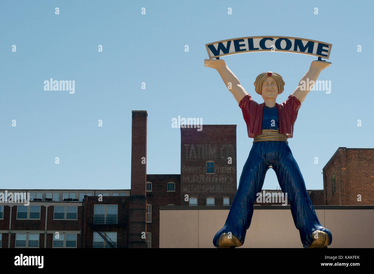 Signs at The American Sign Museum in Cincinnati, Ohio, USA Stock Photo ...