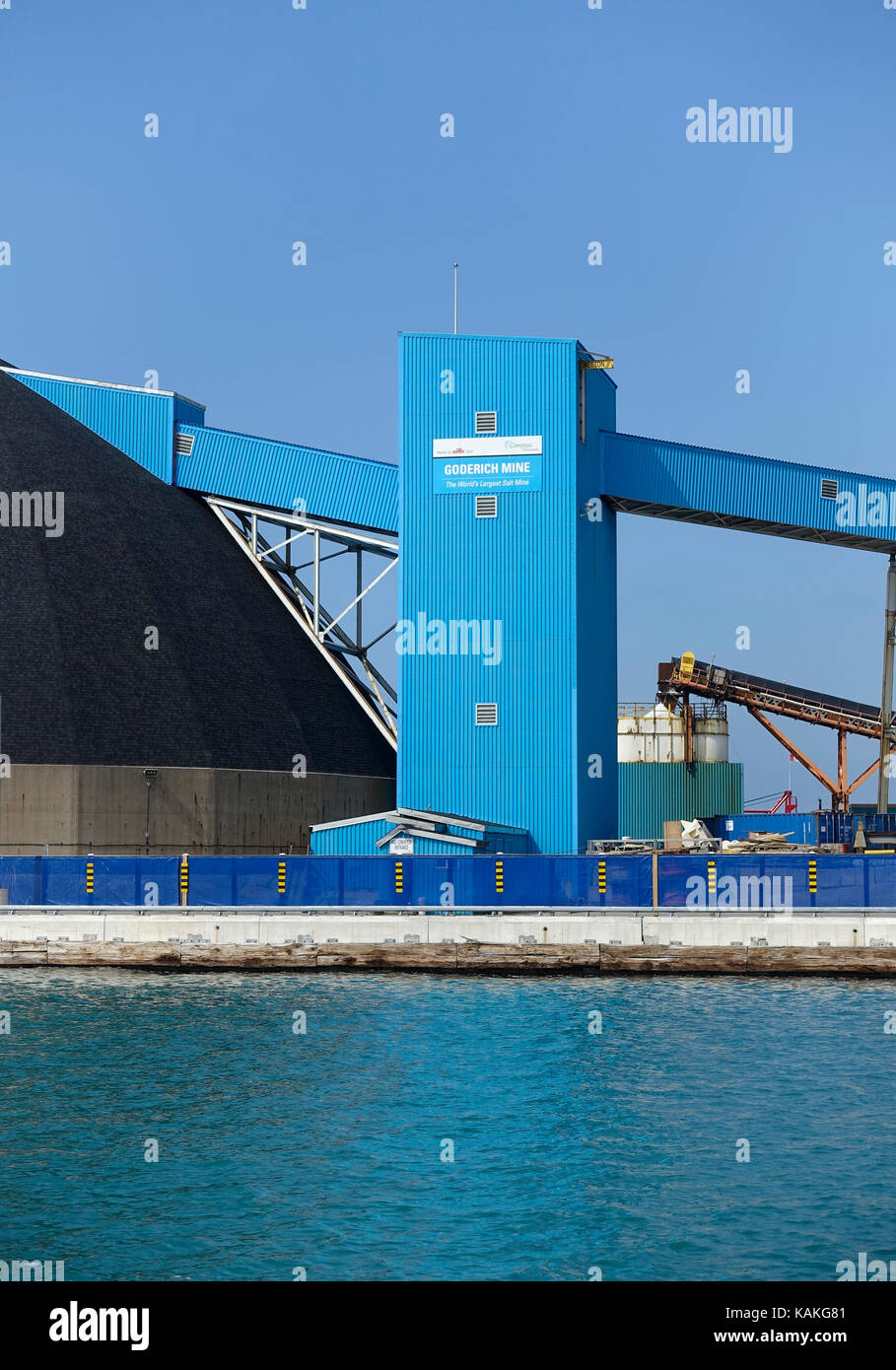 The Goderich Salt Mine The Worlds Largest Salt Mine On The Shore Of ...