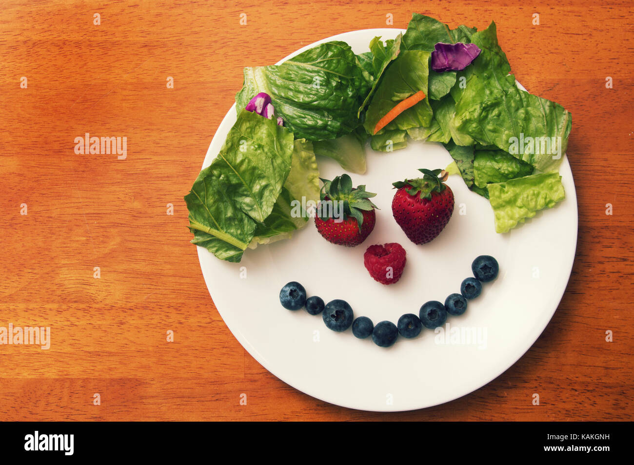 Food Face Smile Stock Photo - Alamy