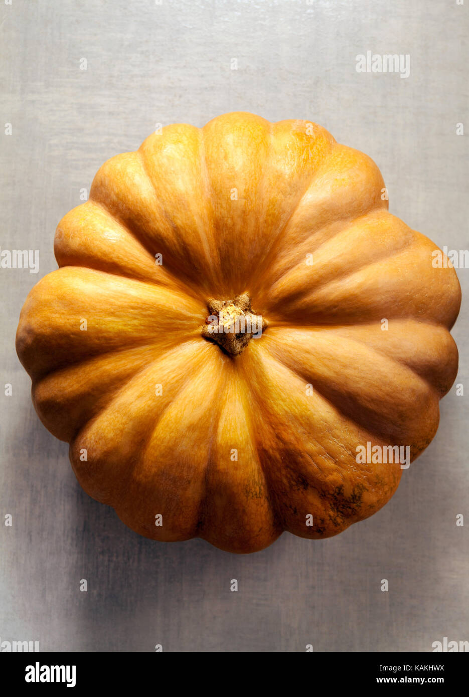 large round pumpkin view from above Stock Photo - Alamy