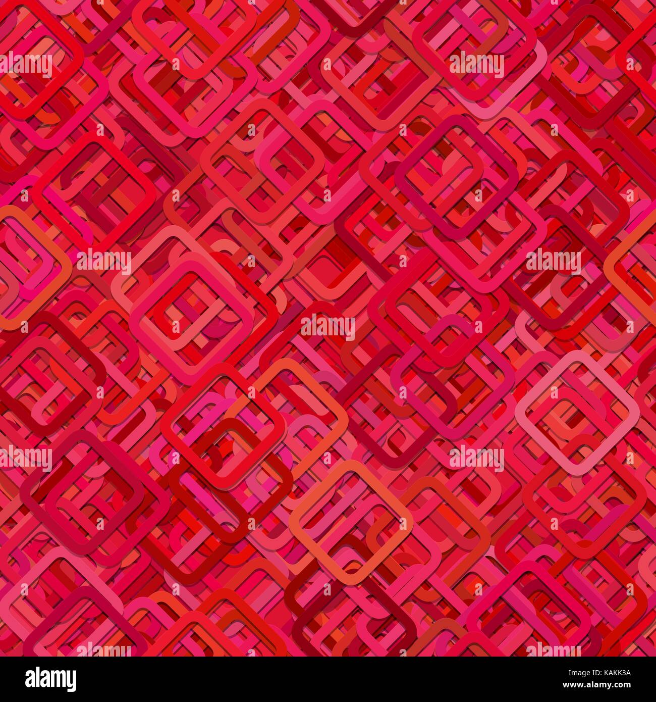 Repeating abstract square background pattern - vector graphic design from diagonal squares in ...