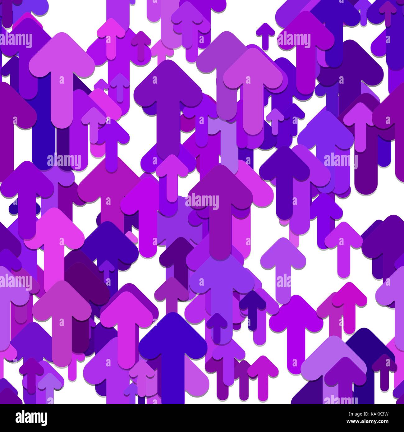 Seamless arrow background pattern - vector graphic design from rounded ...