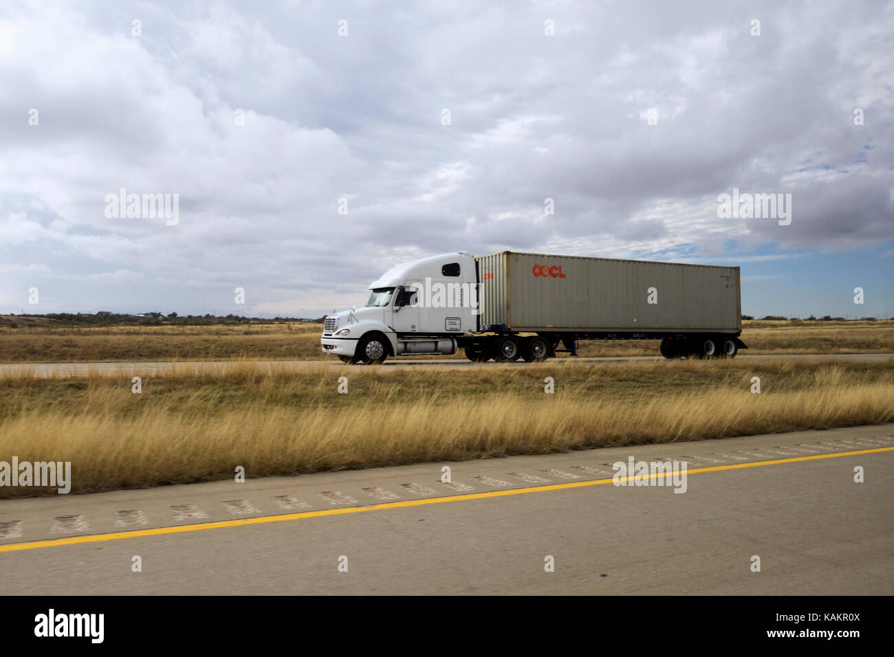 Double trailer hi-res stock photography and images - Alamy