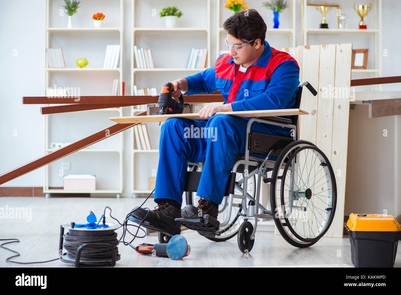 Circular saw handicapped hi-res stock photography and images - Alamy