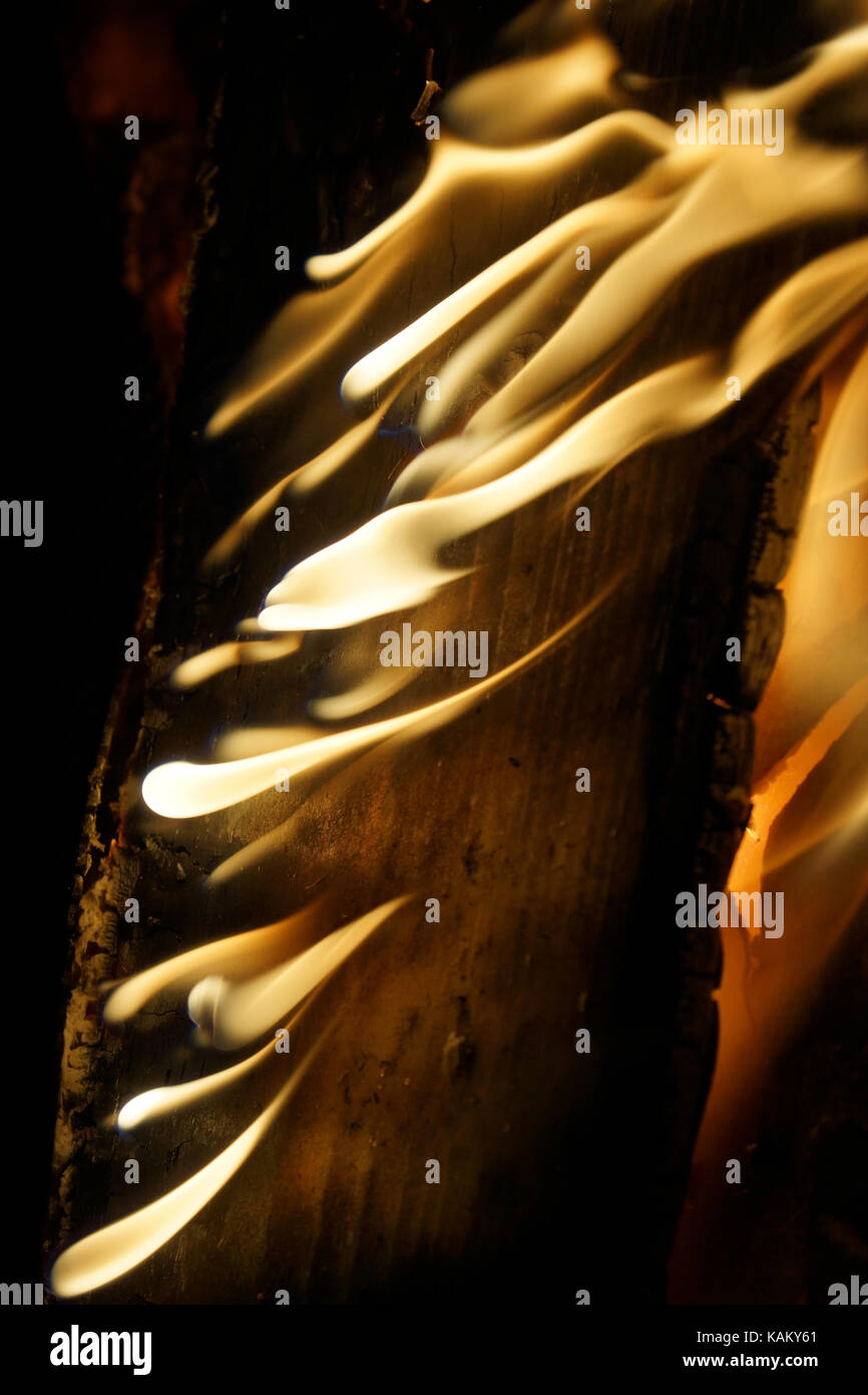Close up of a bonfire Stock Photo - Alamy
