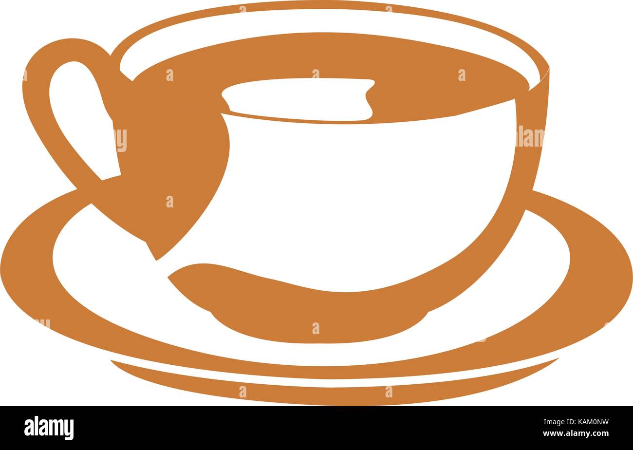 Isolated abstract coffee mug logo Stock Vector Image & Art - Alamy
