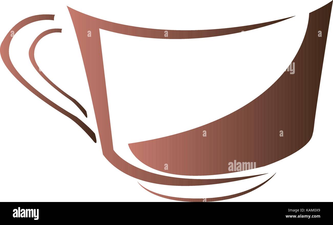 Isolated abstract coffee mug logo Stock Vector Image & Art - Alamy