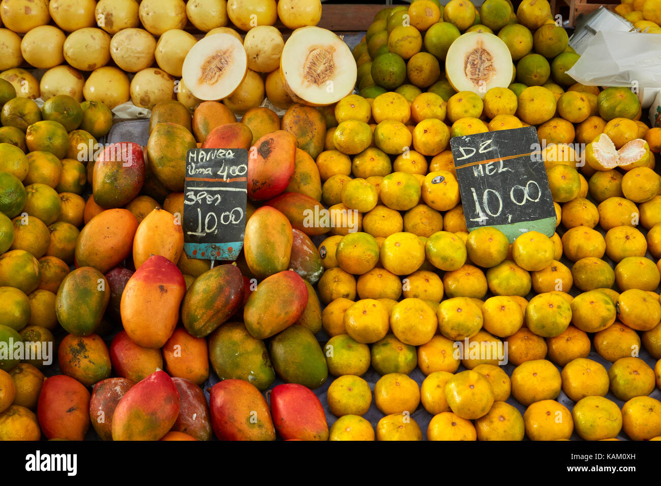 Produce market, Copacabana, Rio de Janeiro, Brazil, South America Stock ...